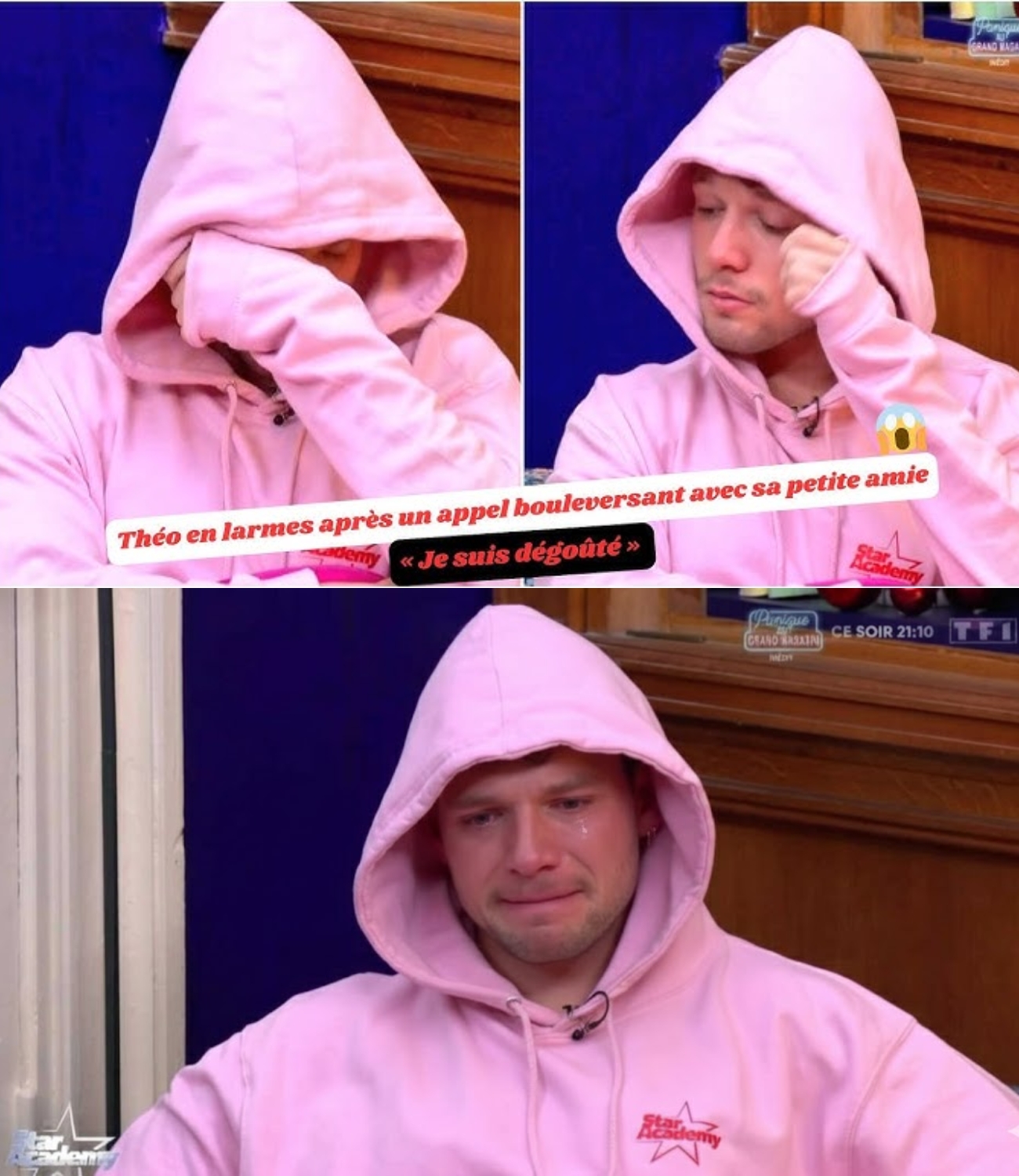 Star Academy 2025 : Théo en larmes après un appel bouleversant avec sa ...